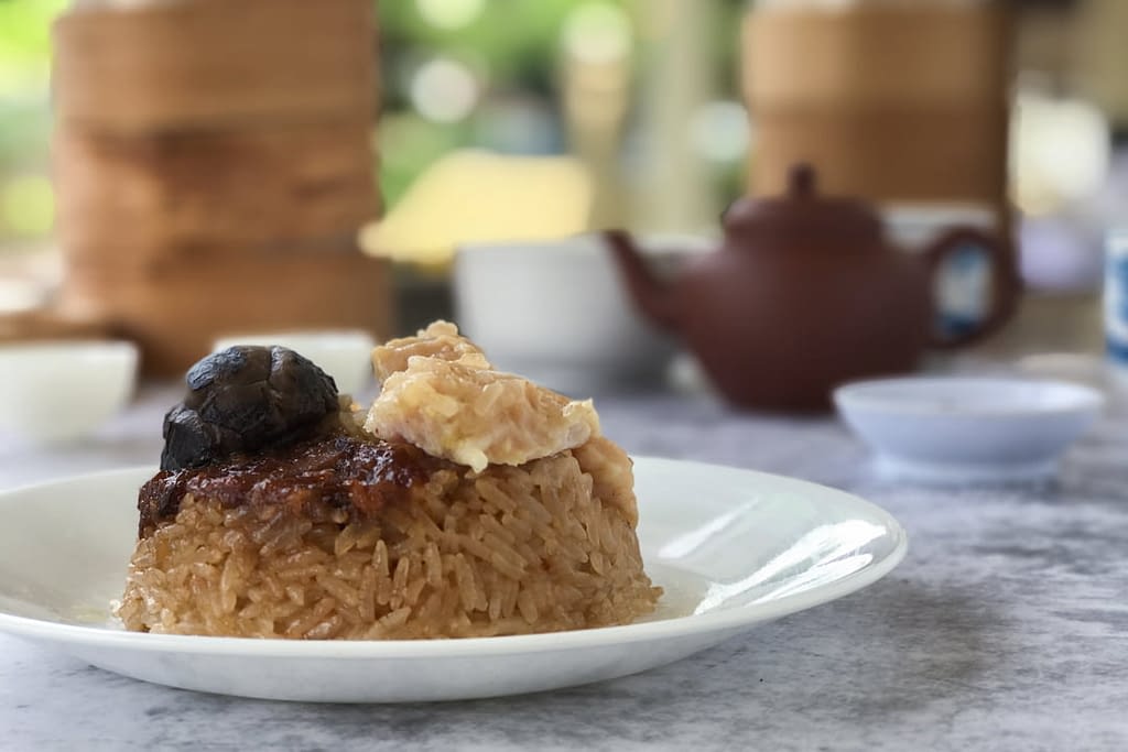 Chicken Glutinous Rice (Loh Mai Kai) - Hilltown Halal Dim Sum