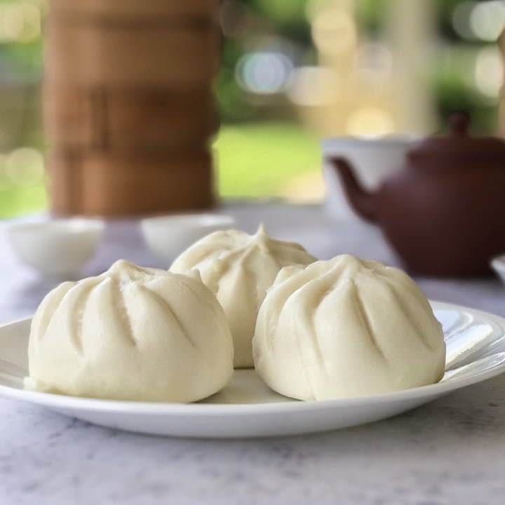 BBQ Chicken Bun (Char Siew Pau) - Hilltown Halal Dim Sum